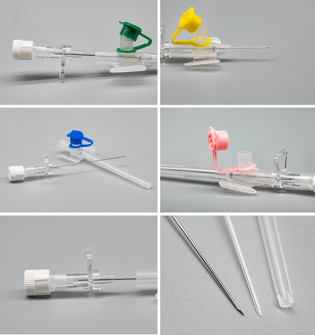Disposable Medical IV Intravenous Cannula with Injection Port for ...