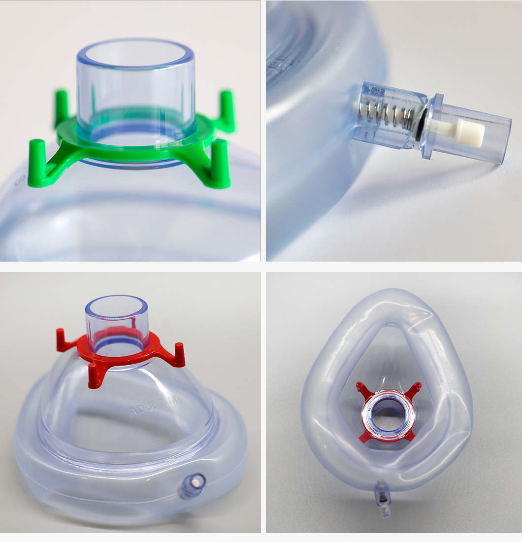 Medical Disposable PVC Anesthesia Breathing Oxygen Mask from China ...