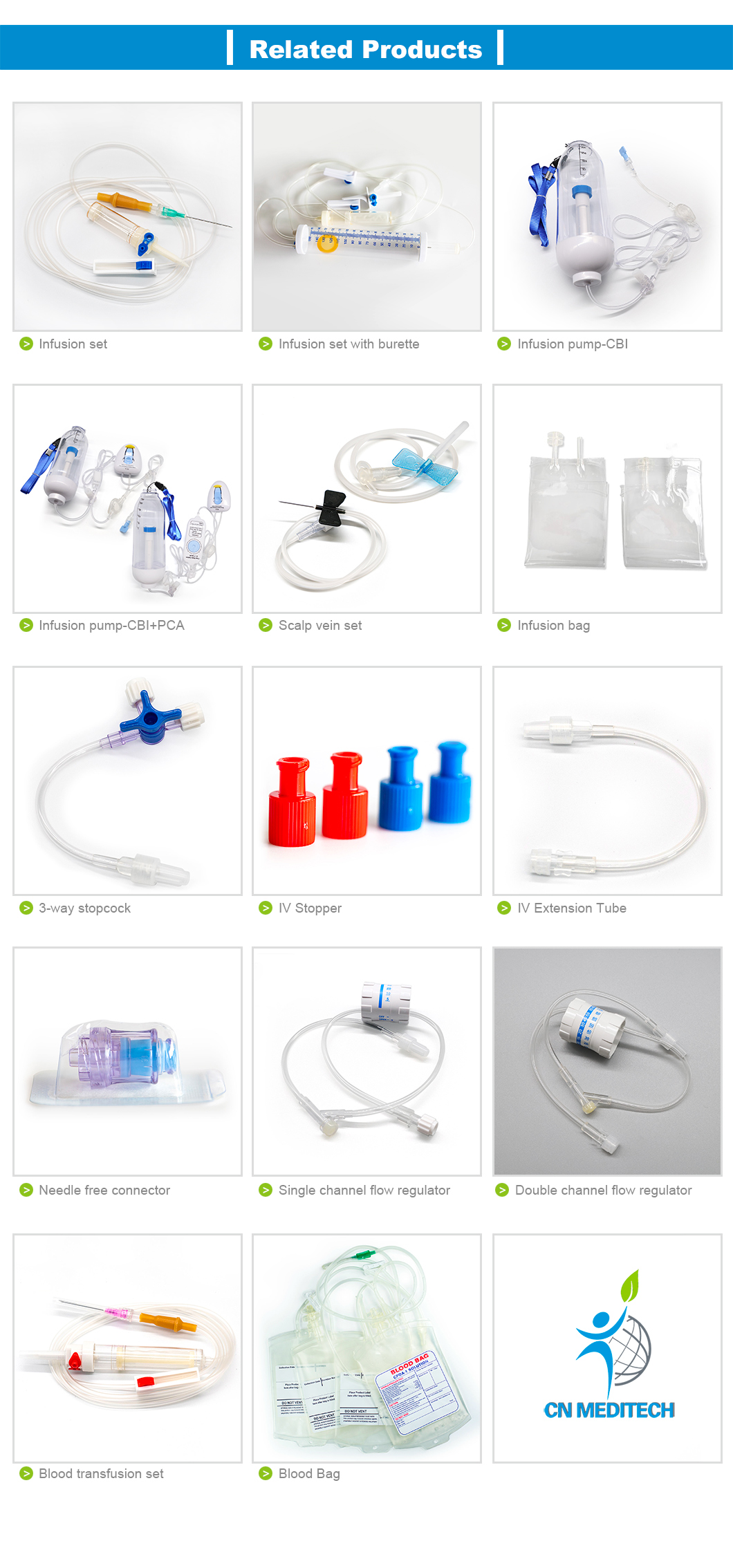 Medical Sterile Double Channel IV Dial Flow Regulator with Extension ...