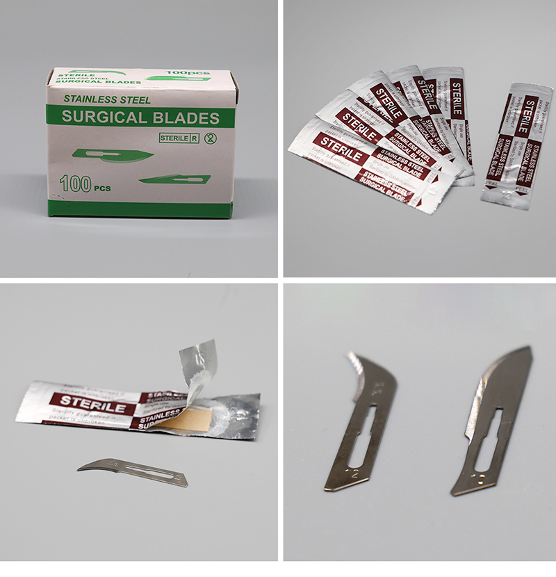 Disposable Sterile Surgical Stainless Steel Scalpel Blade with Gamma ...